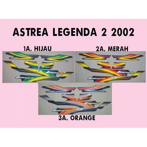 Jual Motor Honda Astrea Legend 2 2002 Stiker / Lis / Striping ...