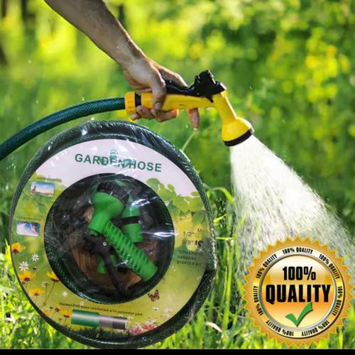 Jual SELANG AIR HIJAU 5/8 INCH +SPRAY GUN 7, 10M 15M,20m - 15M - Kota ...