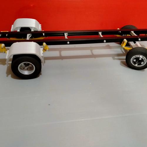 Jual sasis truck rc Isuzu giga gardan wpl dan ban 8cm - Kab. Bekasi ...