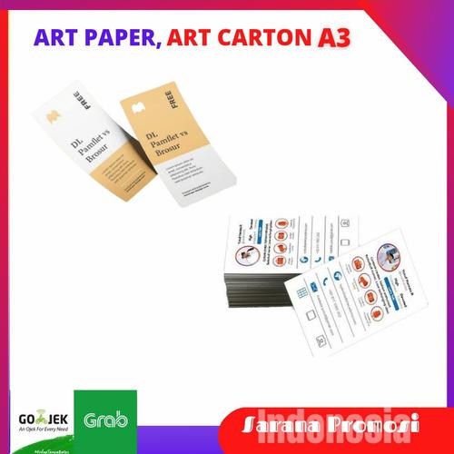 Jual cetak / art paper / art karton A3 - A6(10,5x14.8cm) - Kota ...