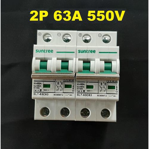 Jual SUNTREE DC MCB 1 POLE, 2 POLE 10A 20A 25A 32A 40A 50A 63A 250V-550V - 1P 20A 250V - Kab ...