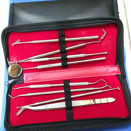 Jual Alat dokter gigi Dental kit set 8pcs Dental instrument perawatan ...