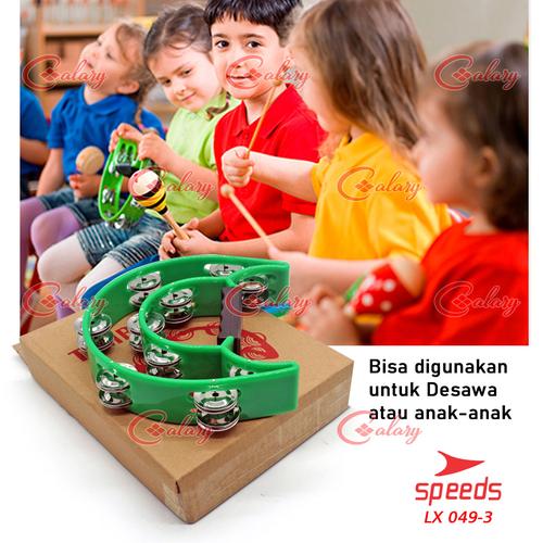 Promo Alat Musik Tamborin Tambourine Double Ring Kecrekan Tamborin 049 ...