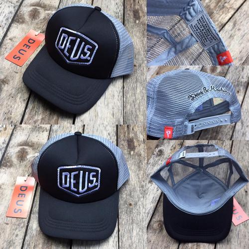 Jual Topi Trucker Deus Ex Machina Baylands Original - Red/Blue - Kota ...