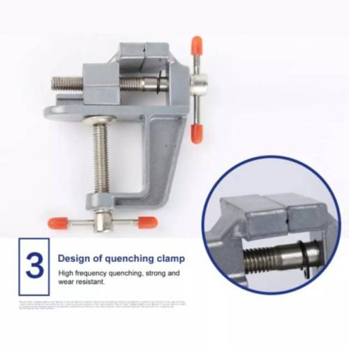 Jual Mini Vise Bench Table Clamp Klem Penjepit Catok Meja kecil craft ...