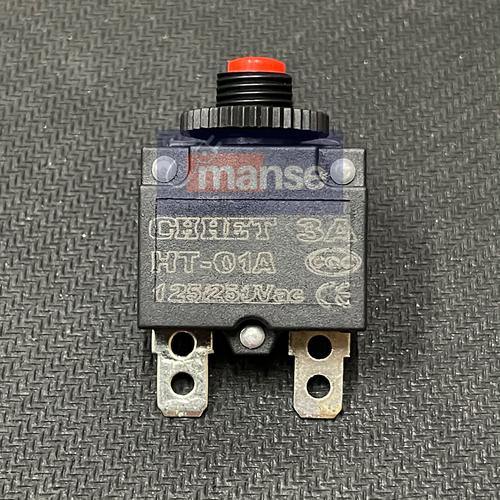 Jual Overload 3A Circuit Breaker Push Reset Switch MCB Protector AC ...