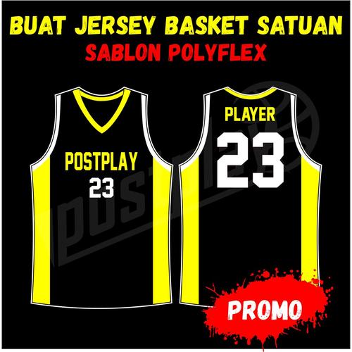 Jual Jersey Basket Satuan, Custome, Murah, Sablon Polyflex , Atasan ...