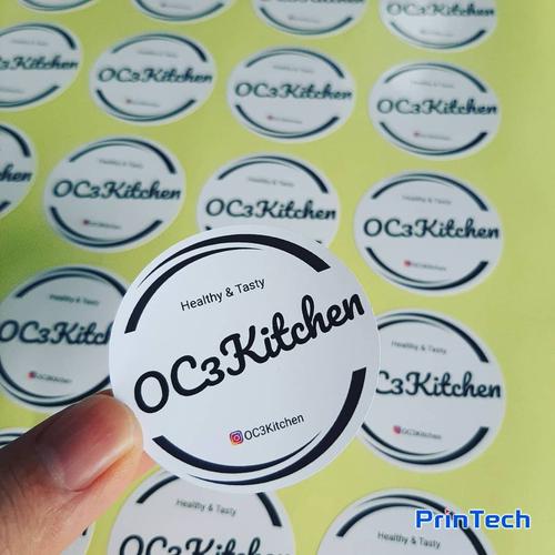 Jual Cetak Sticker Chromo A3 + cutting (kiss cut - setengah putus ...
