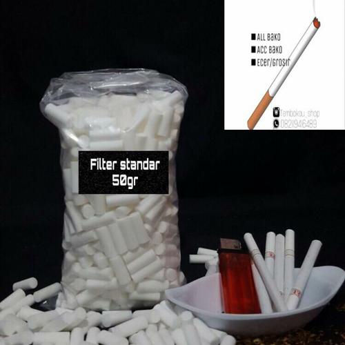 Jual Filter/busa Rokok Ukuran Standar & Ukuran Mild ( 1/2ONS | 50GRAM ...