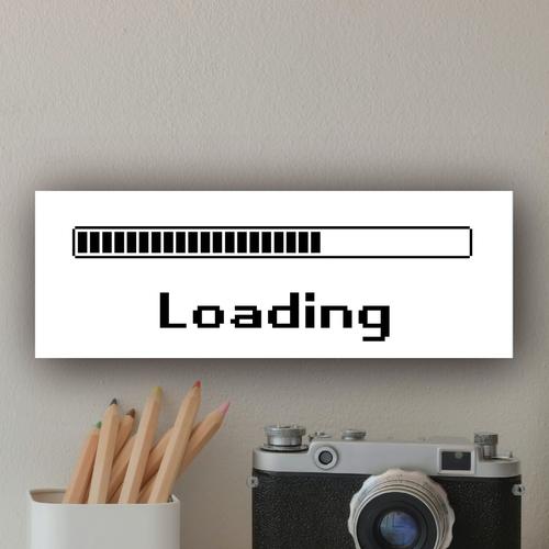 Jual Hiasan Dinding Minimalis Loading Poster Tipografi - Poster Kayu ...