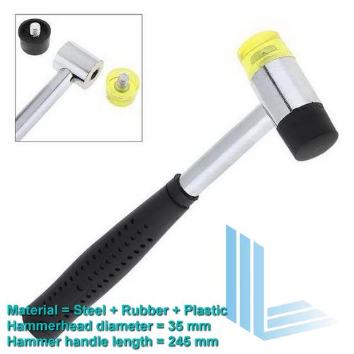 Jual Palu Mini Rubber Hammer Plastic Karet Nylon Nilon Martil Kecil ...