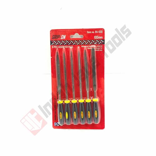 Jual GRIP ON 84-030 Kikir Set Mini 6 Pcs - Kikir Besi Kayu Files 100 mm ...