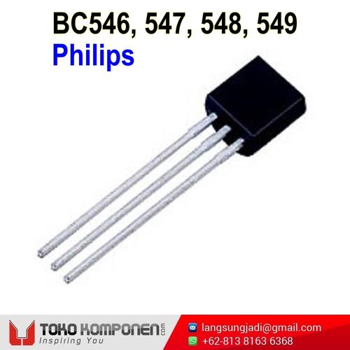 Jual Philips BC546 BC547 BC548 BC549 NPN Silicon Transistor BC547B BC549B - BC546B - Kab. Bogor ...