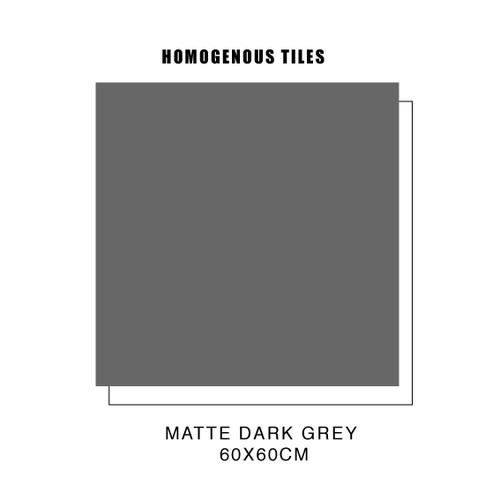 Jual KERAMIK HOMOGENOUS TILES MATTE DRAK GREY - Jakarta Barat - Mitra ...