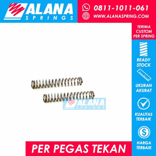 Jual Per Spring Tekan Kawat 0,8mm Od 10mm P 75mm Stainless Steel ...