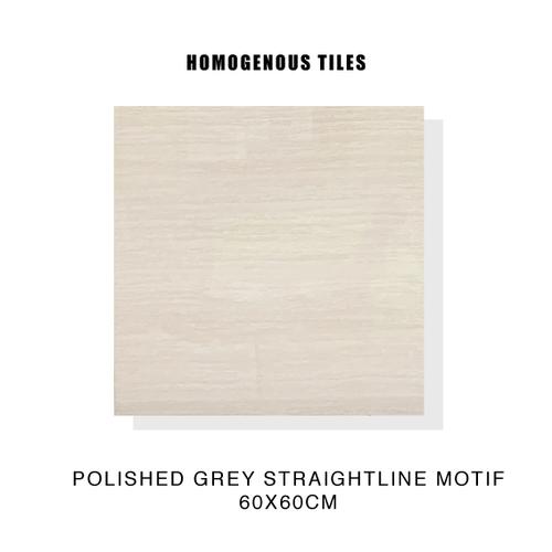Jual KERAMIK HOMOGENOUS TILES GREY STRAIGHTLINE MOTIF (DOUBLE LOADING ...