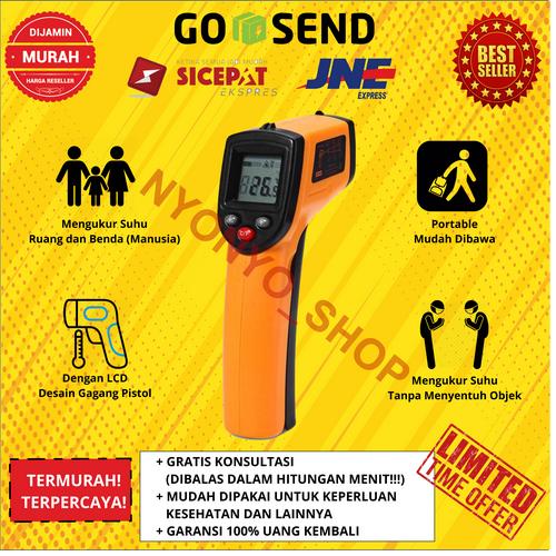 Jual SMARTSENSOR Thermometer Alat Pengukur Suhu Benda dan Ruan Infrared ...