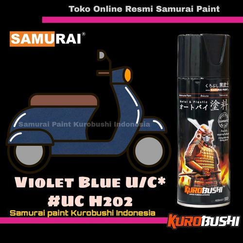 Jual Samurai Paint VIOLET BLUE UC H202 Warna 2 Coat System Biru Violet ...