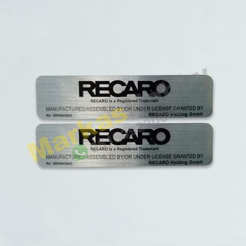 Jual Stiker Recaro Label Manufactured - Kab. Bandung - MarkasHobby ...