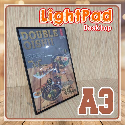 Jual Slimlite Lightpad A3 Desktop - Slim Light Box LED Neon Box Display ...