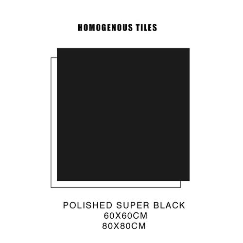 Jual KERAMIK HOMOGENOUS TILES SUPER BLACK - 60X60 - Jakarta Barat ...