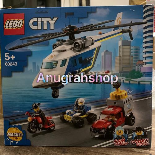 Jual LEGO 60243 CITY Police Helicopter Chase - Jakarta Utara ...