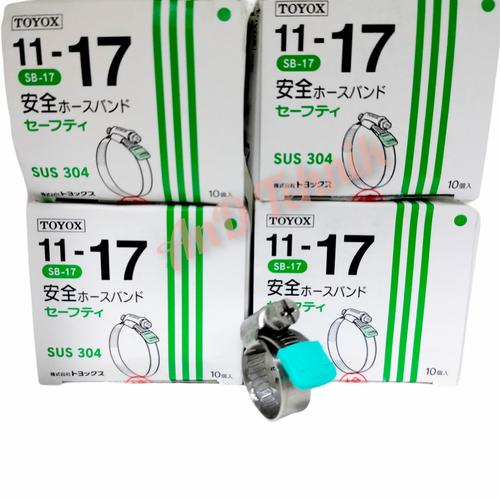 Jual Klem Selang TOYOX CLAMP Type SB-17 All Full Stainless 304 - 1 Pcs ...