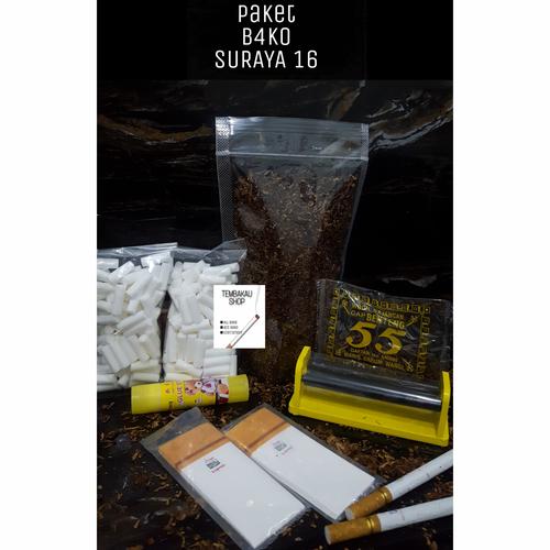 Jual Paket Tembakau Rasa Surya 16, Alat Lintingan Bako Mini/Gaul Murah ...