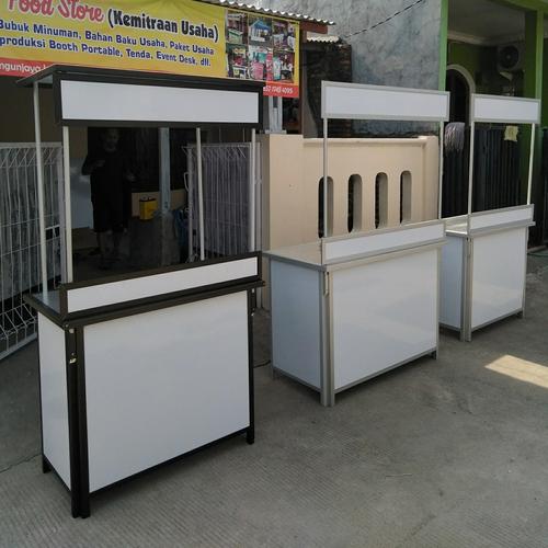 Jual BOOTH PORTABLE JUMBO 120CM POLOS - BISA UNTUK JUALAN MAKANAN ...