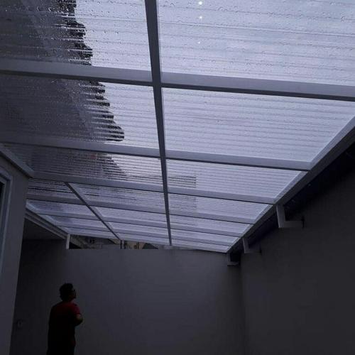 Jual kanopy solar tuff bening minimalis hollow galvanis 4x6 atap ...