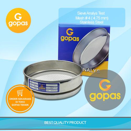 Jual Sieve Analysis Test Mesh 4 , Saringan Mesh 4 ( 4.75 mm ) , Ayakan ...