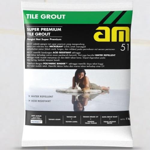 Jual SEMEN NAT AM 51 WHITE TILEGROUT 1 KG DENGAN MICROBAN - Kota ...