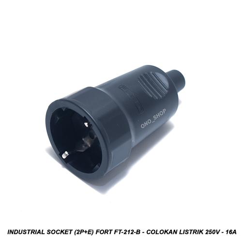Jual Industrial Socket (2P+E) FORT FT-212-B - Colokan Listrik 250V ...