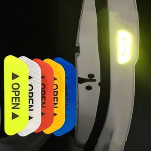 Jual Stiker Reflector Pintu Mobil Isi 4 Sticker Reflective Reflektor ...