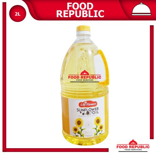 Jual SUNFLOWER OIL LILY FLOWER 2 LTR - MINYAK GORENG SEHAT BUNGA ...