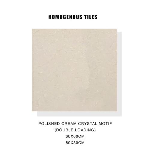 Jual KERAMIK HOMOGENOUS TILES CREAM CRYSTAL MOTIF (DOUBLE LOADING ...