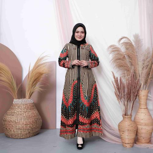 Jual Catalia Batik - Nashwa Dress - cream garis, S - Jakarta Selatan ...