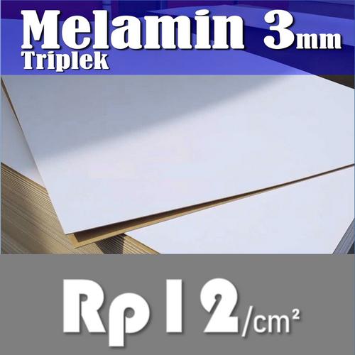Jual Triplek Putih 3mm Custom /cm2 Triplek Melamin 3mm Custom - Kota ...