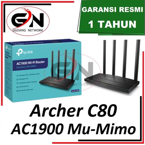 Jual TP-Link Archer C80 AC1900 WiFi Router / Archer C 80 AC 1900 Mu ...