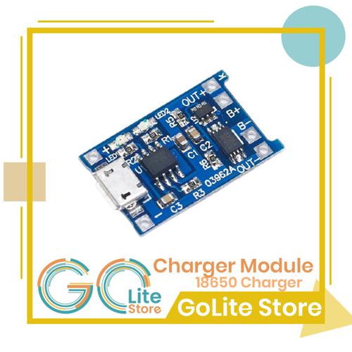 Jual Battery Charging Module + Protection Board 5v 1A Untuk 18650 ...