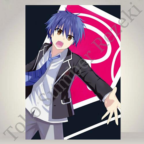Jual Poster Banner Anime Foto Date A Live Itsuka Shido Figure Canvas ...