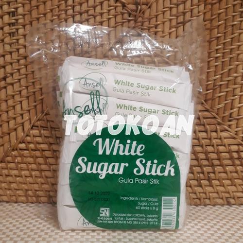 Jual ANSELL WHITE SUGAR STICK | GULA PASIR STIK 60'S - Jakarta Selatan ...
