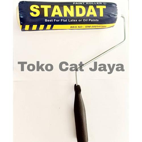 Jual ROLL CAT STANDART 9 INCH / Roller cat tembok / Roll Kuas Cat ...