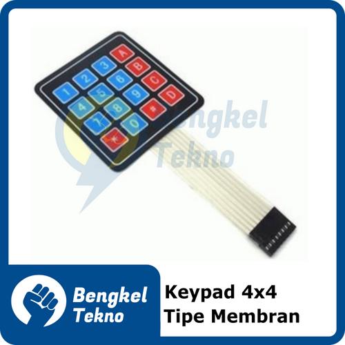 Jual Modul Keypad 4x4 tipe membran untuk arduino - Kab. Madiun ...