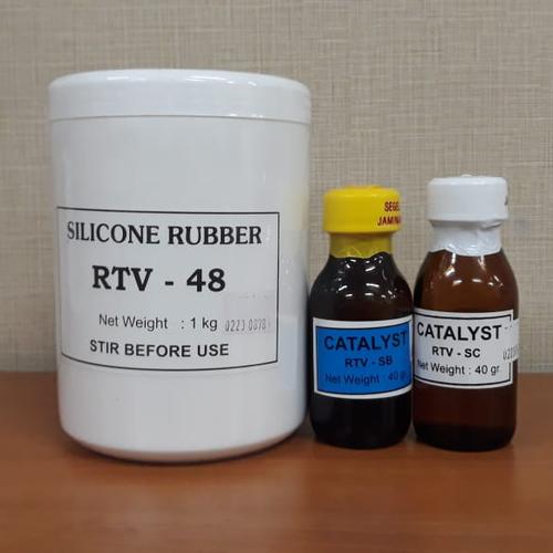 Jual SILICONE RUBBER RVT 48 / BAHAN BAKU MOLDING ORIGINAL 1KG - Biru ...