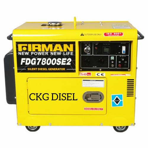 Jual Genset solar Silent Firman 5500 WATT. FDG7800SE2. Diesel Solar ...