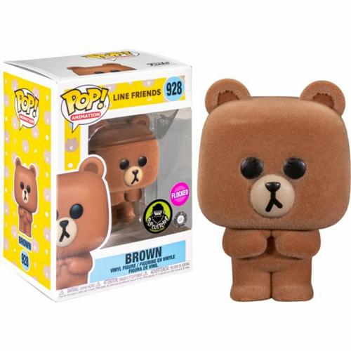 Jual Funko Pop! Exclusive Animation - Line Friends - Brown (Flocked ...