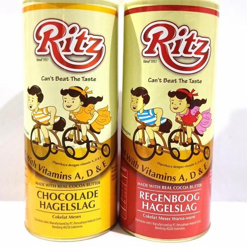 Jual Ritz Meses Mesis Coklat Kaleng All Variant 300g/Coklat Meses Ritz ...