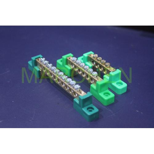 Jual TERMINAL BLOCK KABEL GROUNDING HIJAU M4 / 4 Pole - 6 Pole - 10 ...
