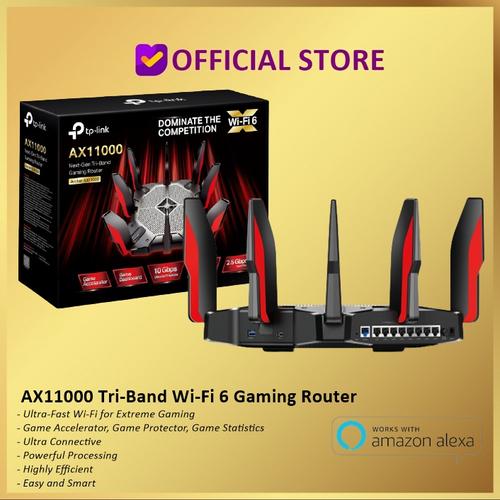 Promo TP-Link Archer AX11000 Tri-Band Wi-Fi 6 Gaming Wireless Router ...